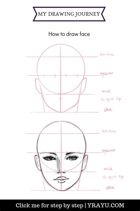 How To Draw A Face Proportion Portraiture Drawing Drawing Tutorial