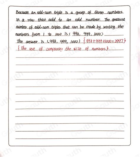 Solved 4 In A List Of Numbers “an Odd Sum Triple” Is A Group Of