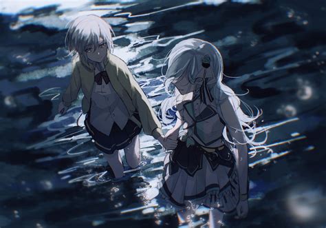 Hinomori Shizuku And Hinomori Shiho Project Sekai Drawn By Makino Chisato Danbooru