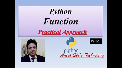Python Function Part 1 How To Define Function In Python Easily Explained Youtube