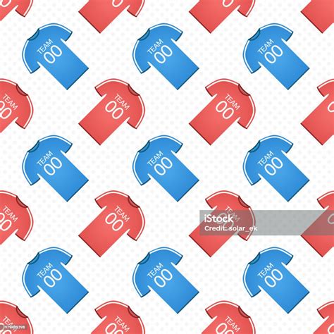 축구 셔츠와 함께 완벽 한 패턴입니다 포장 종이 엽서와 프로 모션 제품에 대 한 좋은 Championship에 대한 스톡 벡터 아트 및 기타 이미지