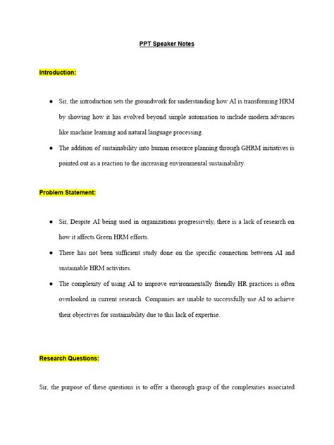 Speaker Notes Pdf