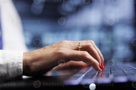 Aged It Professional Using Laptop Ensuring Valuable Data Remains
