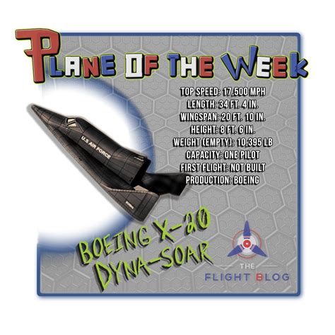Plane Of The Week Boeing X 20 Dyna Soar Aviation Oil Outlet
