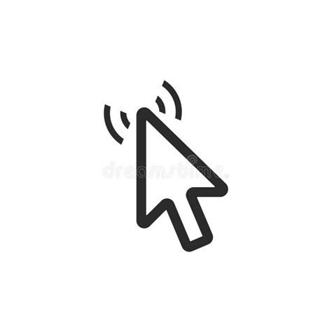 Set Of Cursor Computer Mouse Click Cursor Gray Arrow Icons Set And Loading Icons Cursor Icon