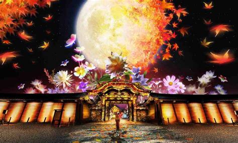 秋天楓葉季倒數日本NAKED GARDEN ONE KYOTO 2023光雕藝術點亮京都古城紅黃楓葉交織搭配絕美點燈今年必拍