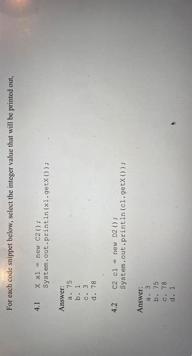 Solved Subtyping Interfaces And Inheritance Consider Chegg Com