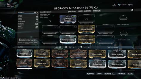 Mod Order Ui Bug Ui Warframe Forums