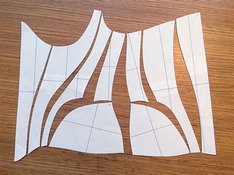 Making A Mock Up From The CAD Corset Pattern Corset Training