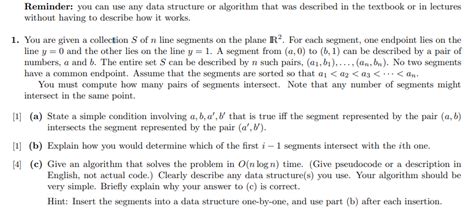 Solved Reminder You Can Use Any Data Structure Or Algorithm