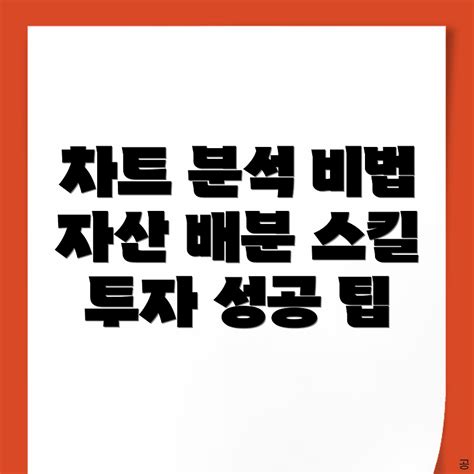 바이낸스 차트 분석과 자산 배분 전략 성공적인 투자자가 되는 길