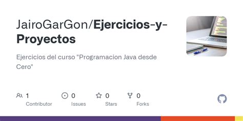 Github Jairogargonejercicios Y Proyectos Ejercicios Del Curso Programacion Java Desde Cero