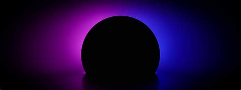 Cyberpunk 3d 렌더링 블루와 핑크 네온 원형 프레임 과 같은 빈 공간 자외선 같은 80 년대 복고풍 스타일 배경의 형태로 패션쇼 무대 또는 추상 0명에 대한 스톡