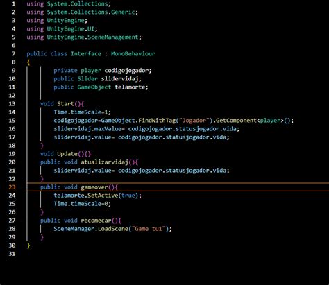 Erro Para Chamar Função De Outro Script Unity Parte 2 Iluminação