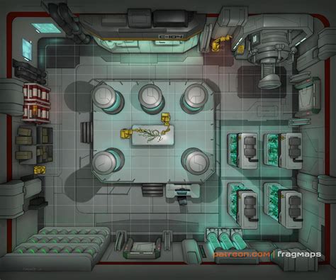 Corporate Science Lab Rpg Map R Carbon2185
