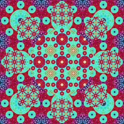 Premium Photo Seamless Abstract Pattern Square Seamless Background Rich Artistic Background