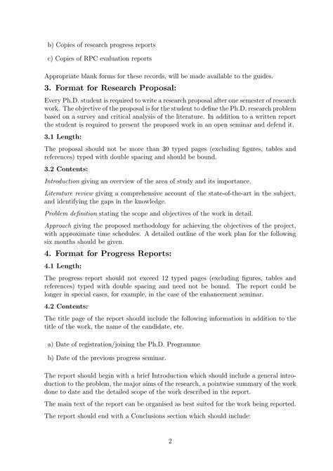 Rpc Guidelines Pdf Postgraduate Education College Education