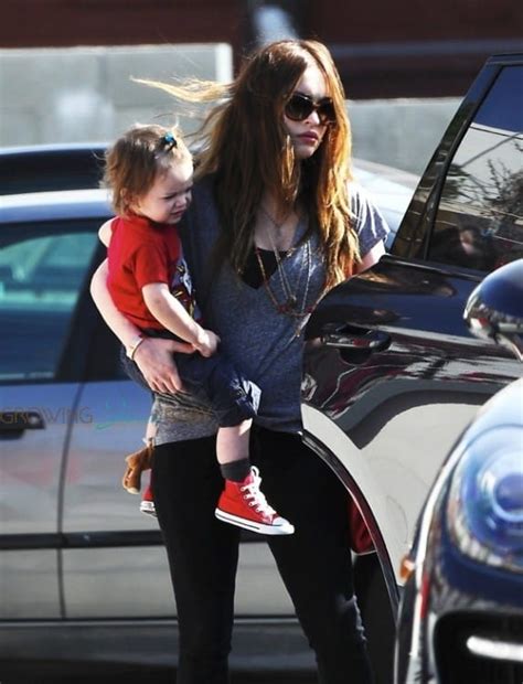Megan Fox Out With Her Son Noah Growing Your Baby
