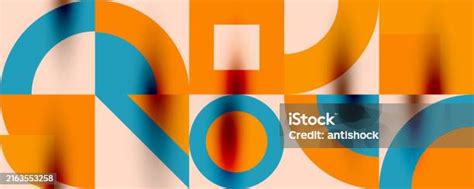 네오 멤피스 기하학적 패턴 와 원 사각형 팝 아트 추상 배경 표지 배너 전단지 및 포스터 및 기타 템플릿 구도에 대한 스톡 벡터 아트 및 기타 이미지 Istock