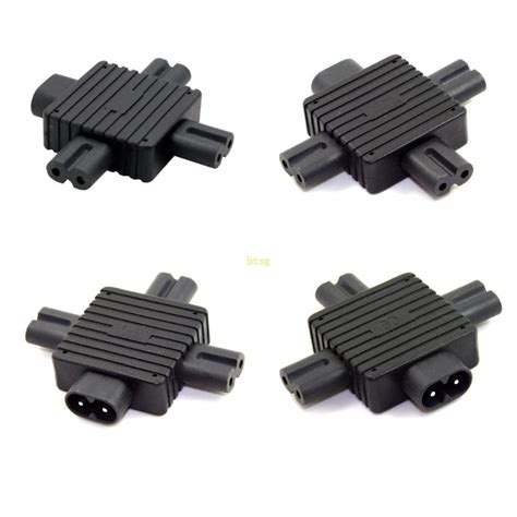 Bt ชายกับหญิง Power Connector Adaptor Iec320 C8 ถึง Triple Iec320 C7 อะแดปเตอร์ Shopee Thailand