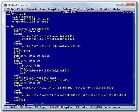 Linguaggio Pascal 言語