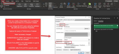 Create A Linked Excel Table From Your Power BI Report Data Bayes