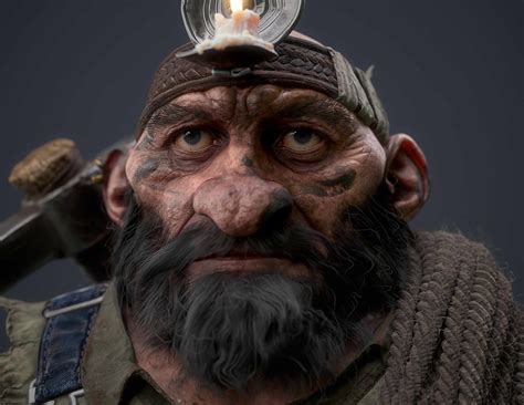 The Dwarf Miner Zbrushcentral