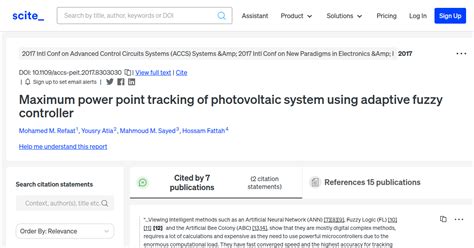 Maximum Power Point Tracking Of Photovoltaic System Using Adaptive Fuzzy Controller