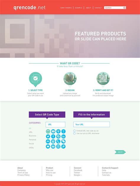 Entry 46 By Noninoey For Design A Website User Interface For Qrcode