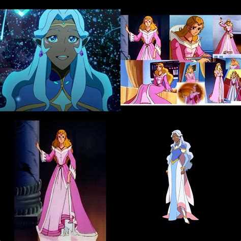 Princess Allura From The Original Voltron Defender Of The Universe And New Version Voltron