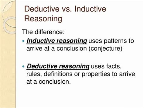 Deductive Reasoning Definition