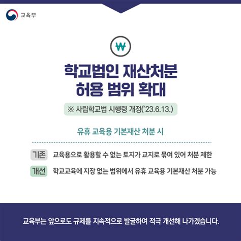 [2023년 상반기 규제혁신] 교육부 대표사례 7 일 모두