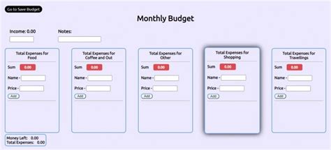 Custom Budget App Project In JavaScript With Source Code And Report Download Kashipara