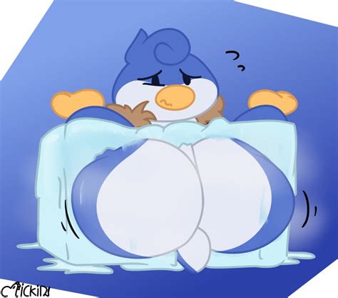 Rule 34 Ass Avian Big Butt Bird Blue Body Clothed Clothing Embarrassed Heart Symbol Henrique