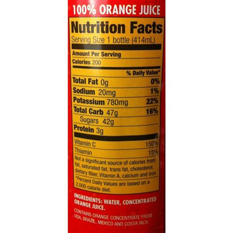 Donald Duck Original No Pulp 100 Pure Orange Juice From Concentrate