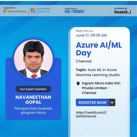 Azure Developer Community On Linkedin Azureai Azureml Automl Machinelearning Chennaitech