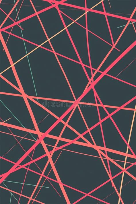 Abstract Geometric Pattern Featuring Intersecting Thin Lines Stock Image Image Of Minimalist