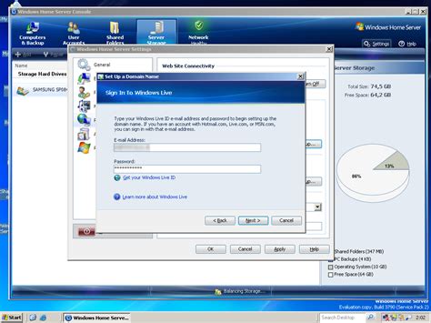 Windows Home Server 2011 Beta Uxpassa