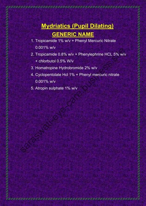 Drugs Generic Name Pdf