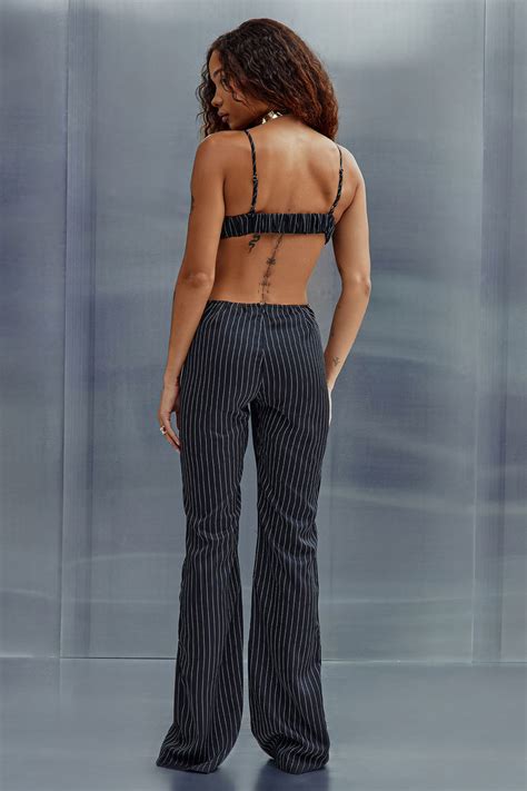 5 O Clock Jumpsuit Blackcombo Fashion Nova