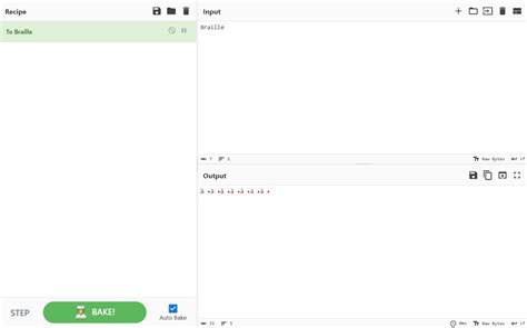 bug report braille in version 10 · issue 1534 · gchq cyberchef · github