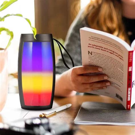 New Wireless Bluetooth Compatible Speaker Portable Rgb Colorful Luminous Card Fm Speaker Night