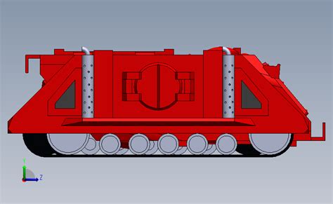 遥控坦克车 solidworks 2014 模型图纸下载 懒石网