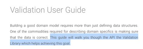 Fix Typo In The Description Of The Validation User Guide · Issue 353 · Spineeventengine