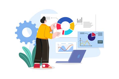 Data Analysis Illustration Concept On White Background 10718134 Vector Art At Vecteezy