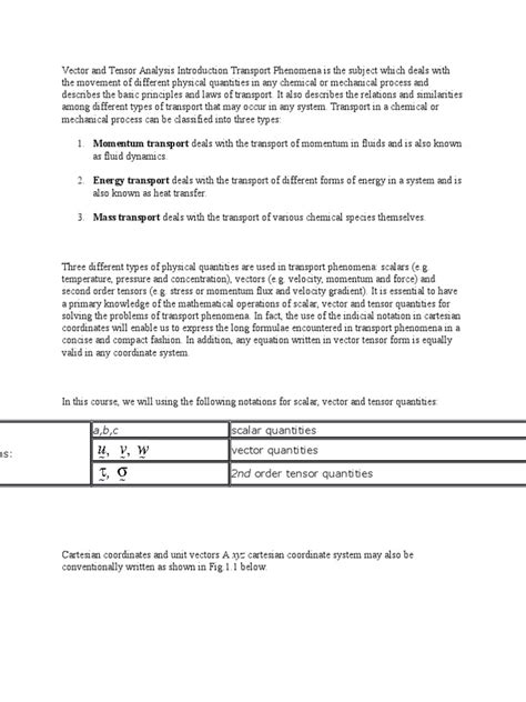 vector and tensor analysis pdf tensor euclidean vector