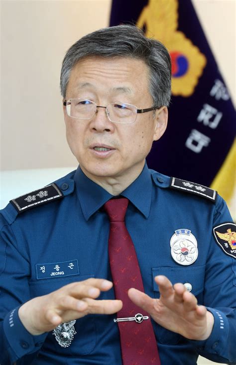 중도일보 취임 일 인터뷰 현장 중심 강조 정용근 대전경찰청장 생활 밀착형 치안에 집중