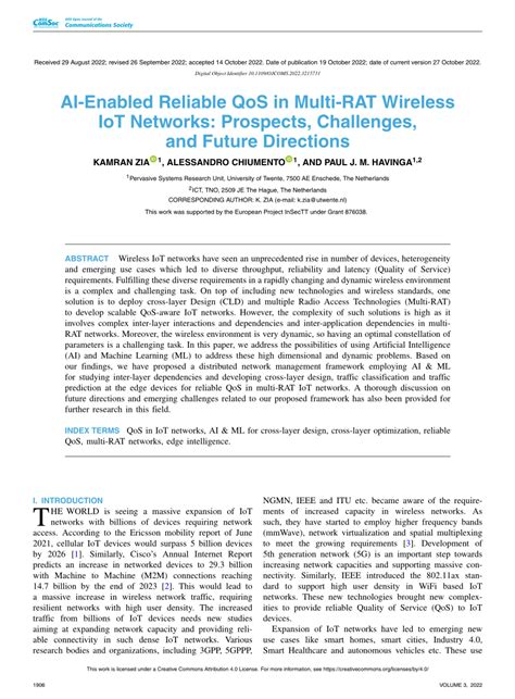 Pdf Ai Enabled Reliable Qos In Multi Rat Wireless Iot Networks