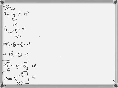 ⏩solved Give The Expected Hybridization Of The Central Atom For The… Numerade