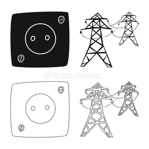 Vector Design Of Innovation And Technology Sign Collection Of Innovation And Nature Vector Icon